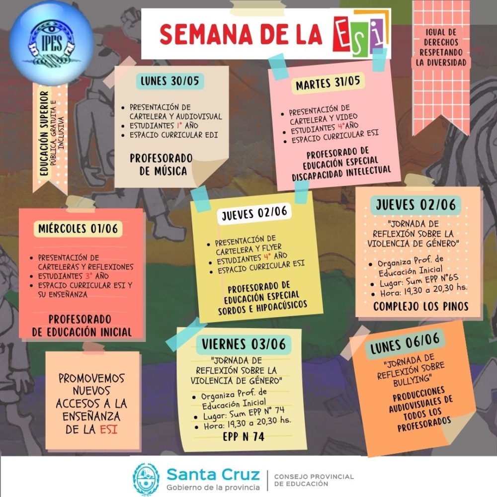 Invitación a la «Semana de la ESI» – Instituto Provincial de Educación ... Invitación a la «Semana de la ESI» – Instituto Provincial de Educación ...
